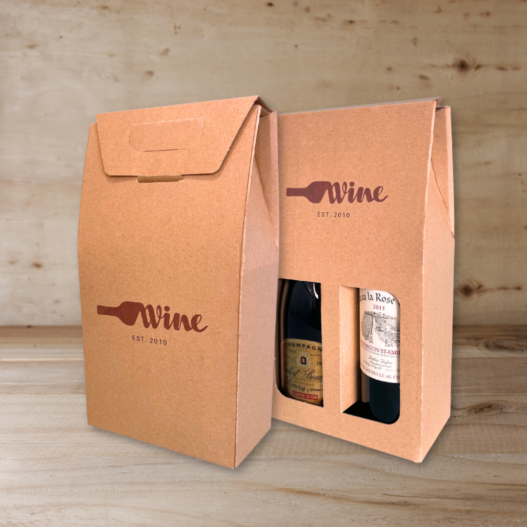 Fast Custom Printed Brown Pinch Top Boxes