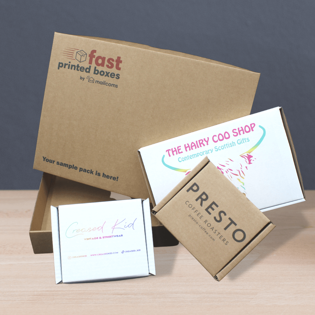 Fast Printed Boxes Sample Pack | All In One Sample Pack